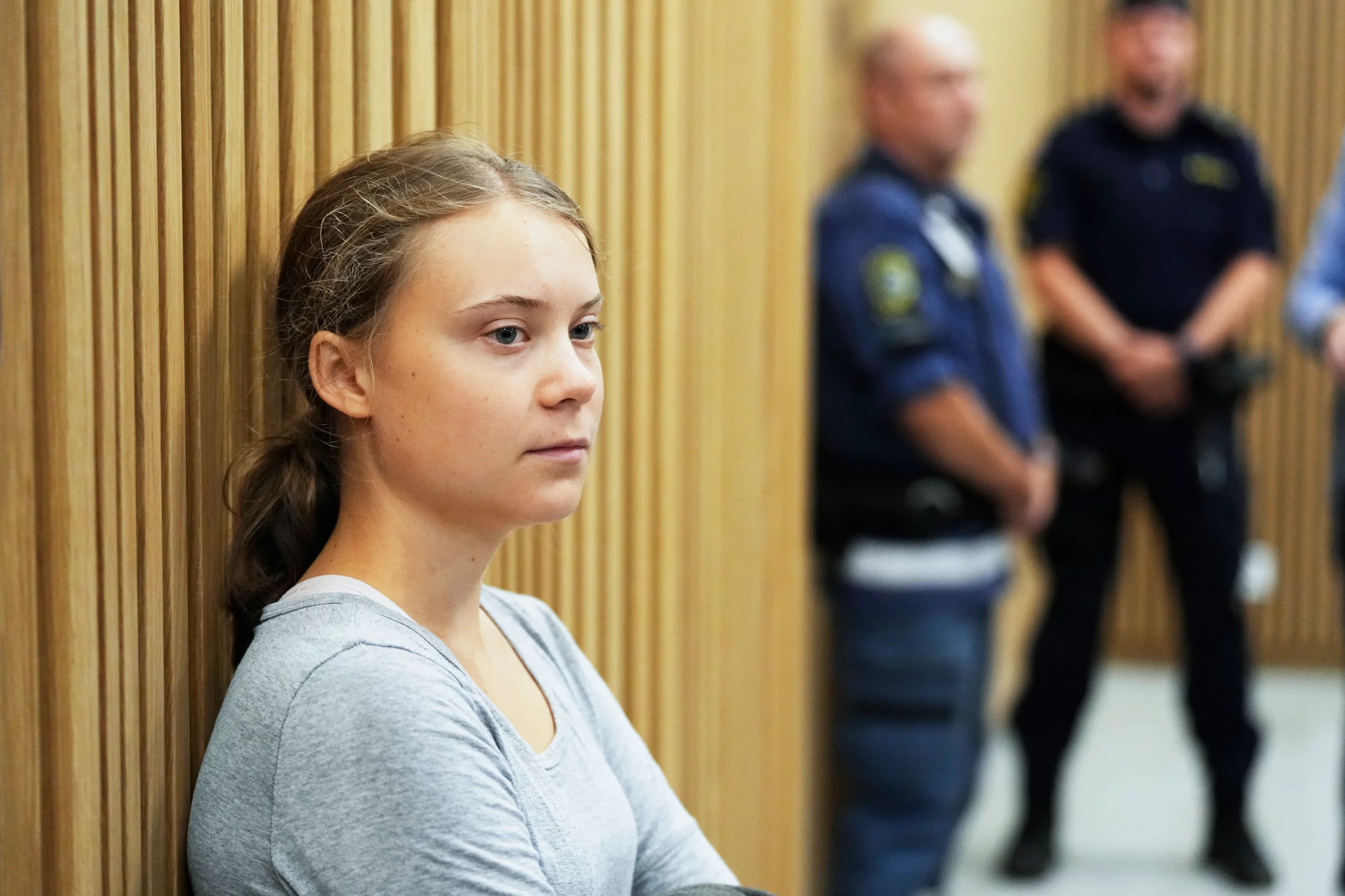 Greta Thunberg was removed by police from climate protest after she ...