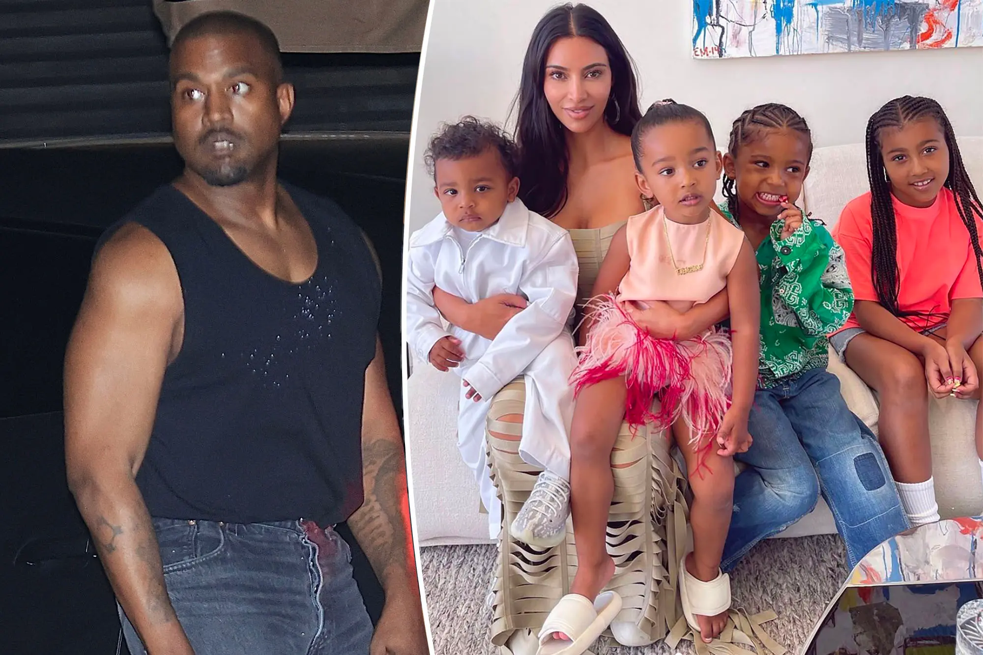 Kanye West's Outlandish Behavior Raises Concerns for His Children ...
