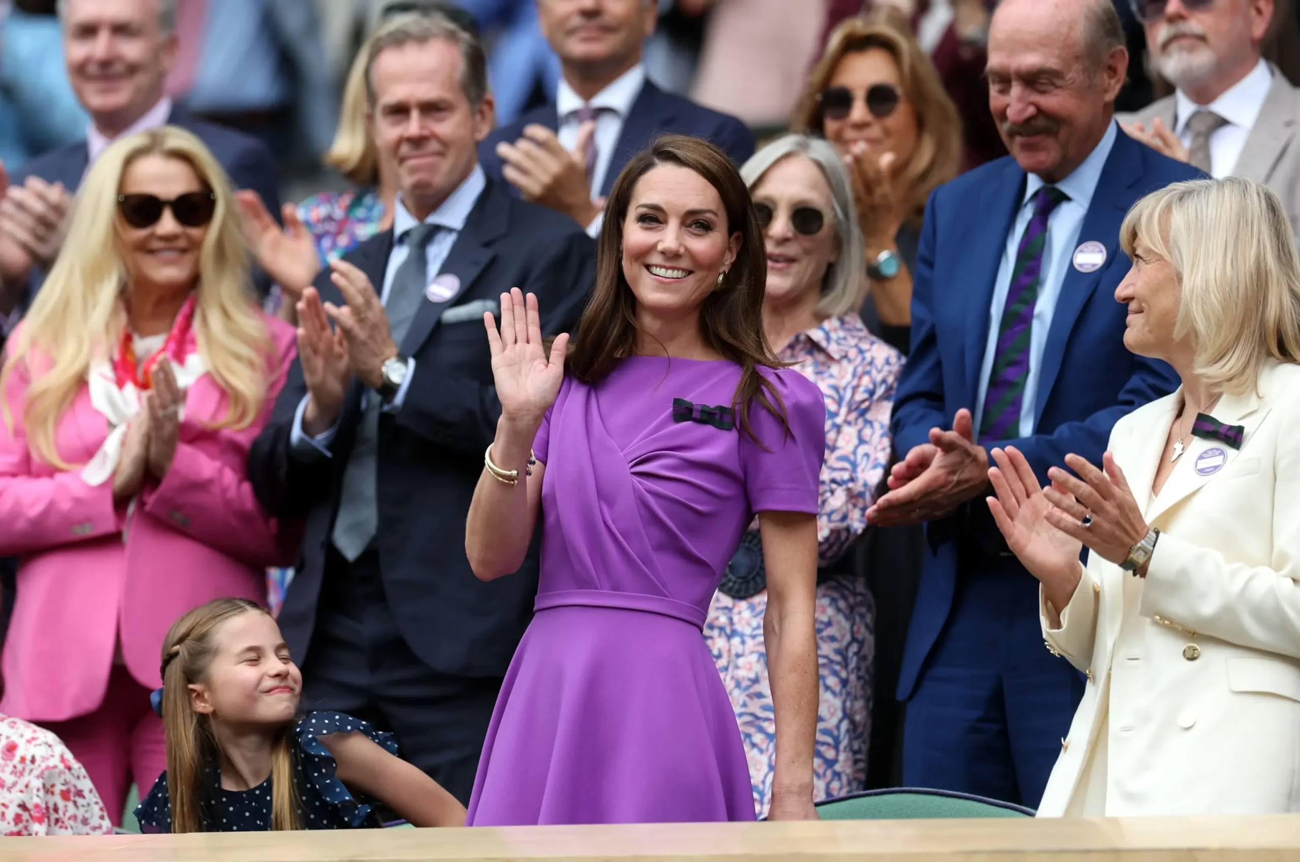 Kate Middleton received a standing ovation upon her arrival at the ...